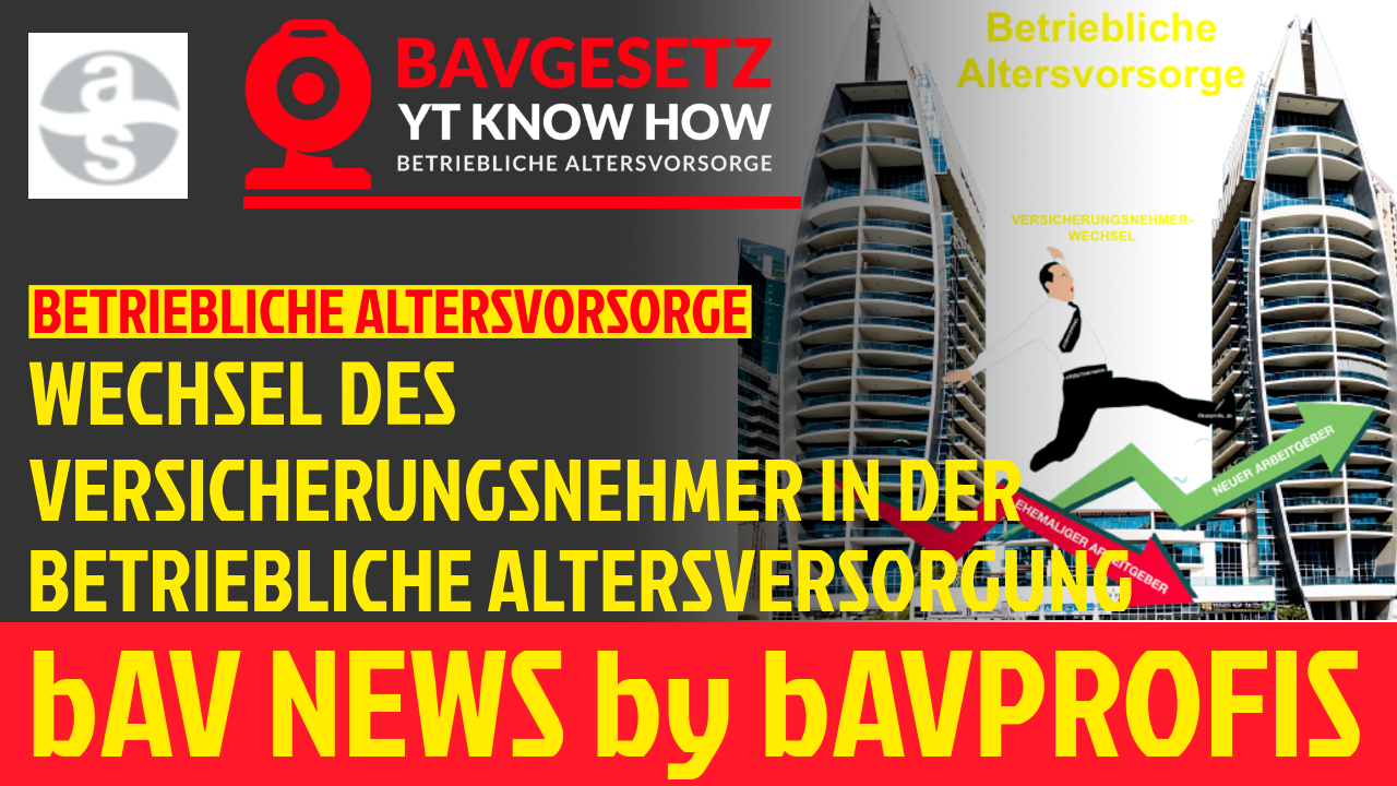 BETRIEBLICHE ALTERSVORSORGE | DAS BILDER ABC DER BAV